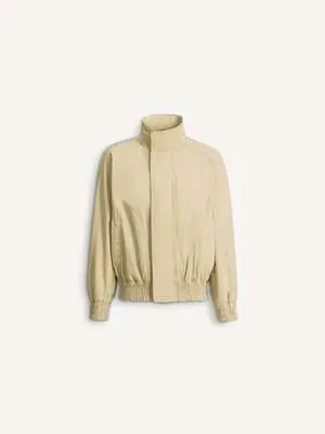 Balmain Cotton Vintage Bomber Jacket - Beige