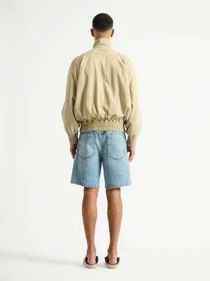 Balmain Cotton Vintage Bomber Jacket - Beige