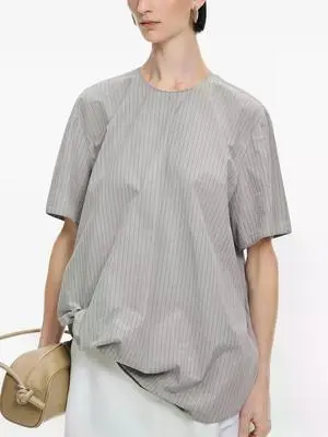 JNBY Pinstripe Blouse - Grey