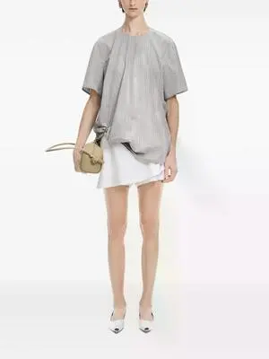 JNBY Pinstripe Blouse - Grey