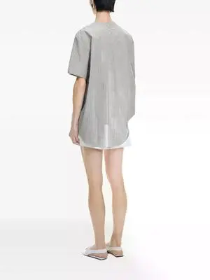 JNBY Pinstripe Blouse - Grey