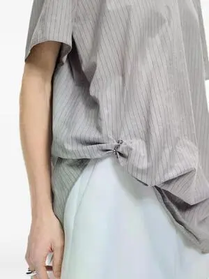 JNBY Pinstripe Blouse - Grey