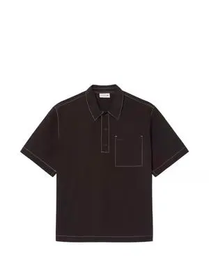 Lacoste Contrast-stitch Chest-pocket Shirt