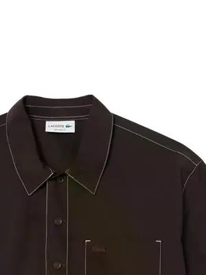 Lacoste Contrast-stitch Chest-pocket Shirt