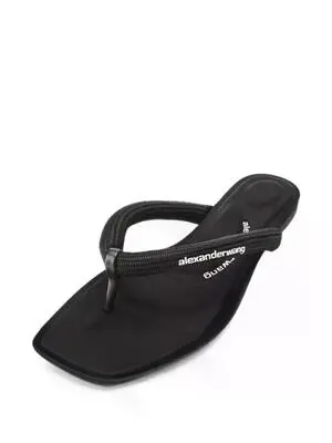 Alexander Wang Jenna Tubular Flat Thong Sandals