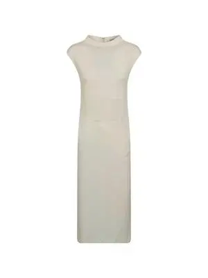 Max Mara Panelled Cap-sleeve Dress