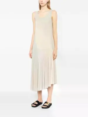 JNBY Asymmetric-hem Dress - Neutrals