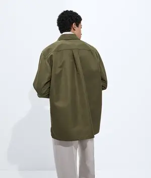 Bottega Veneta Nylon Overshirt - Shrub