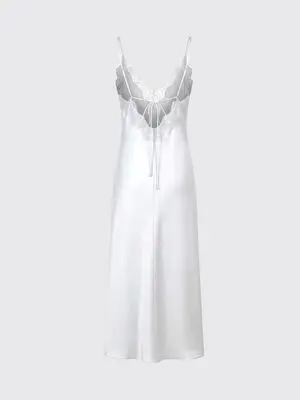 RÓHE Lace Trim Midi Dress