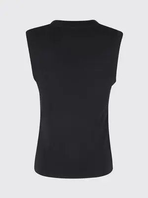 Vince Basic Cotton Tank Top - Black