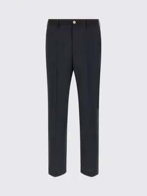 Marni Slim Fit Virgin Wool Trousers With Slant Pockets