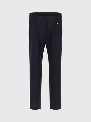 Marni Slim Fit Virgin Wool Trousers With Slant Pockets