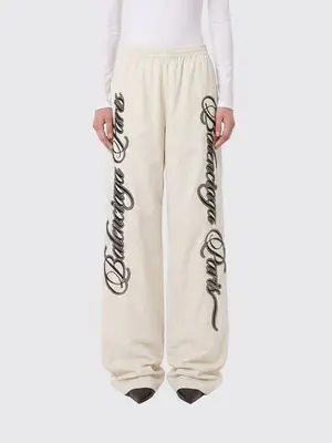 Balenciaga Wide Leg Logo Trousers