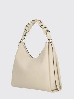 COCCINELLE Boheme Grained Leather Bag - Beige