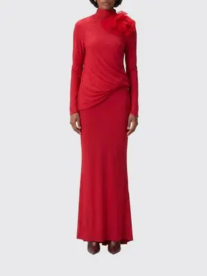 Magda Butrym Silk Blend Long Dress