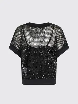 MEIMEIJ Embellished Sequined Top