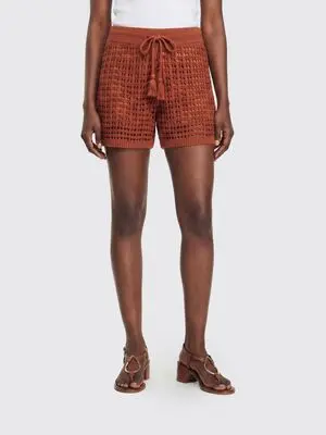 ROBERTO COLLINA Knitted Shorts - Red