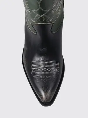 GOLDEN GOOSE Wish Star Embroidered Leather Boots