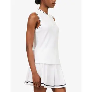 Varley Inga Performance Stretch-jersey Top - White