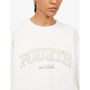 4TH & RECKLESS Relaxed Cotton-jersey Sweatshirt
