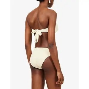 4TH & RECKLESS Char Bandeau Bikini Top