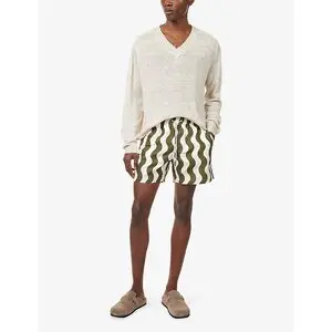 Oas Printed Swim Shorts - Forest