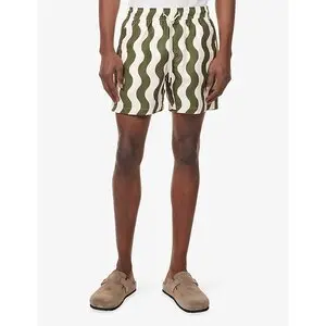 Oas Printed Swim Shorts - Forest