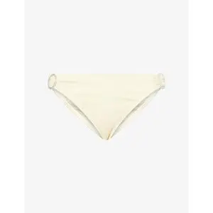 4TH & RECKLESS Char Crinkled Bikini Bottoms - Lemon