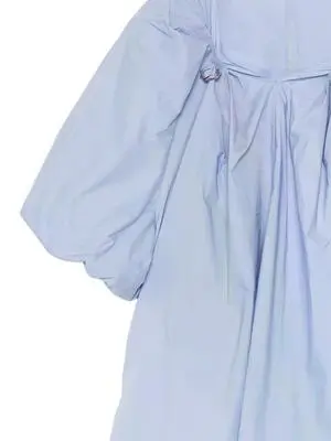 JNBY Metal-pleated V-neck Blouse