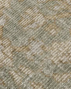 Quince Lena Hand-knotted Wool Rug - Green