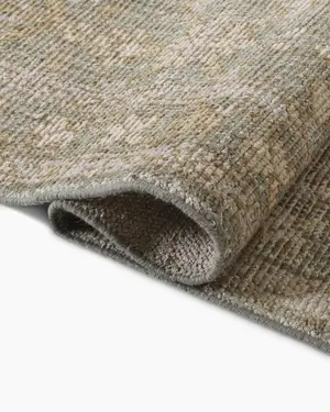 Quince Lena Hand-knotted Wool Rug - Green