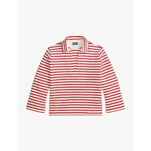 Polo Ralph Lauren Striped Open-collar Cotton Long-sleeve Shirt