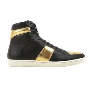 Saint Laurent Signature Court Classic Sl/10h High Top Sneakers - Black