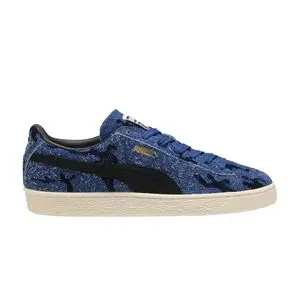 PUMA Suede Flock Jewel Club Navy Sneakers - Blue
