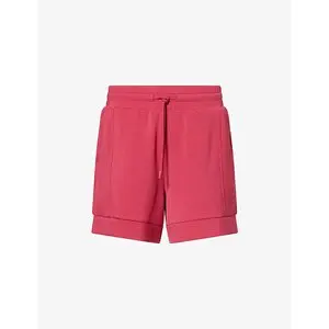 Varley Atrium High-rise Woven Shorts - Rich Raspberry
