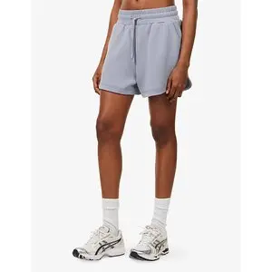 Varley Coulter High-rise Stretch-jersey Shorts - Wind Blue