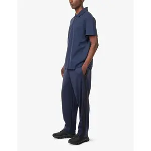 On Courtside Side-panel Woven Jogging Bottoms - Midnight