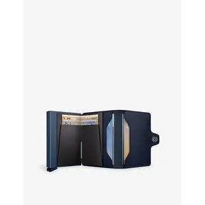 SECRID Twinwallet Original Leather Cardholder - Navy-navy