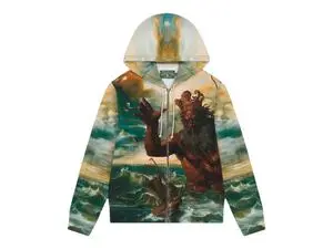 DENIM TEARS Poseidon's Revenge Zip-up Hoodie