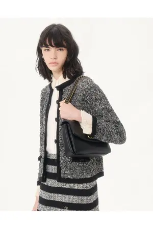 Valentino Garavani Linen And Lurex Knitted Jacket
