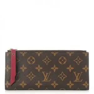 LOUIS VUITTON Wallet Adele Monogram - Fuchsia