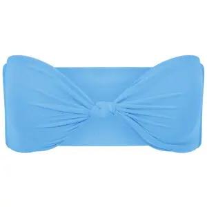 BLAKE SWIMWEAR Tide Bandeau Bikini Top - Blue