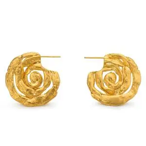 EVA REMENYI Origin Spiral Earrings - Gold