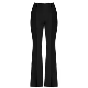 ANGELIKA JOZEFCZYK High-rise Flared Trousers - Black