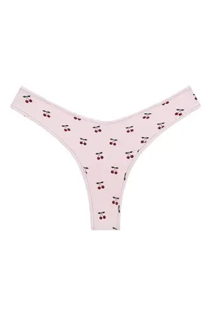 MONTCE Cherries Lulu Bikini Bottom - Pink
