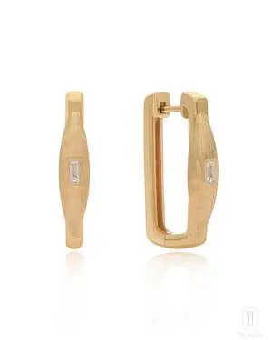 THE JEWELZ Eraya Silver Box Huggies