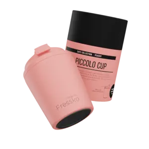 Fressko Piccolo 4oz / 118ml Reusable Coffee Cup, Stainless Steel Peachy - Pink