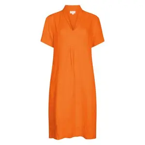 Short Sleeve Linen Dresses