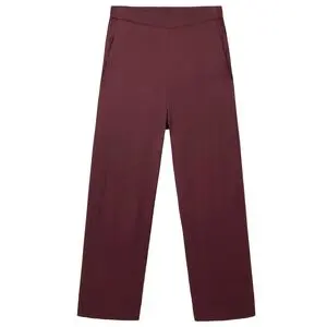 MAMU DREAM Merlot Washable Organic Stretch Silk Bottoms - Red
