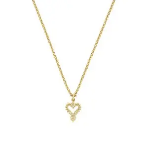 ZOË & MORGAN Mini Heart Pendant Necklace - Gold